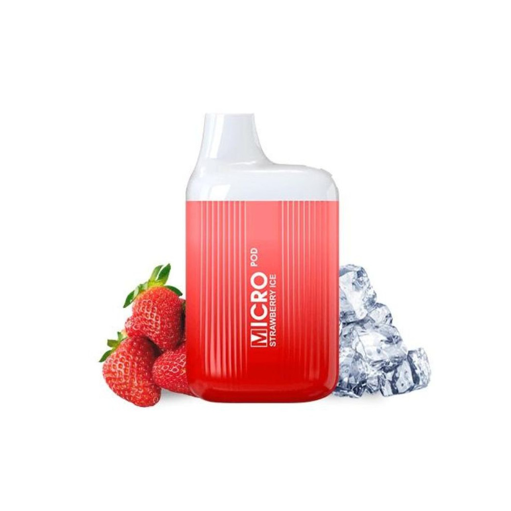 MICRO POD STRAWBERRY ICE 600P 20MG | YoVapeo.es